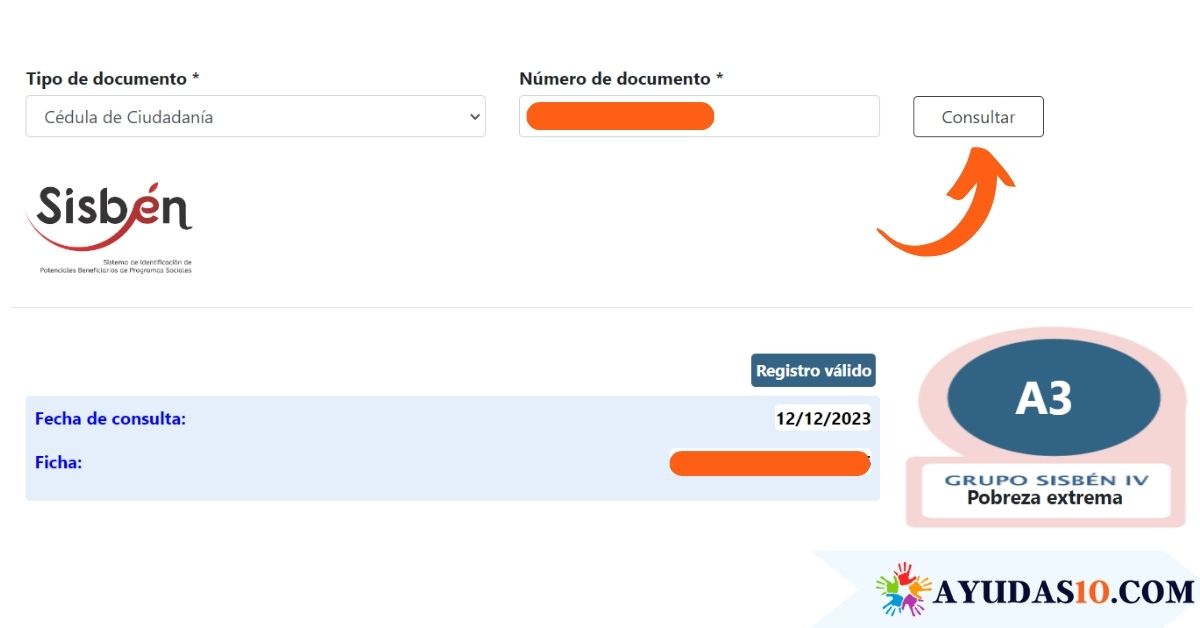 Nuevo link para consultar el puntaje del Sisbén por internet actualizado