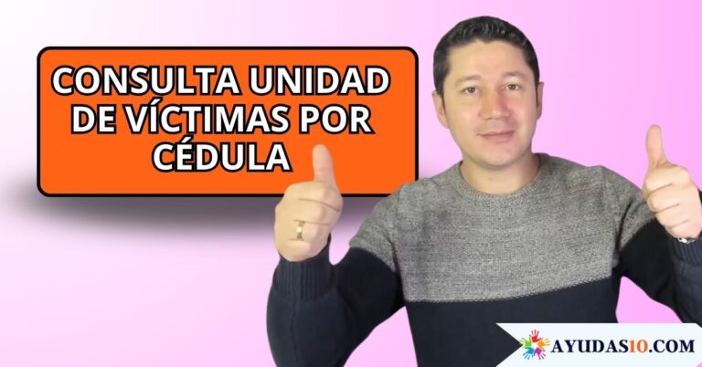 Consulta Unidad de Víctimas por cédula - Tramites y más
