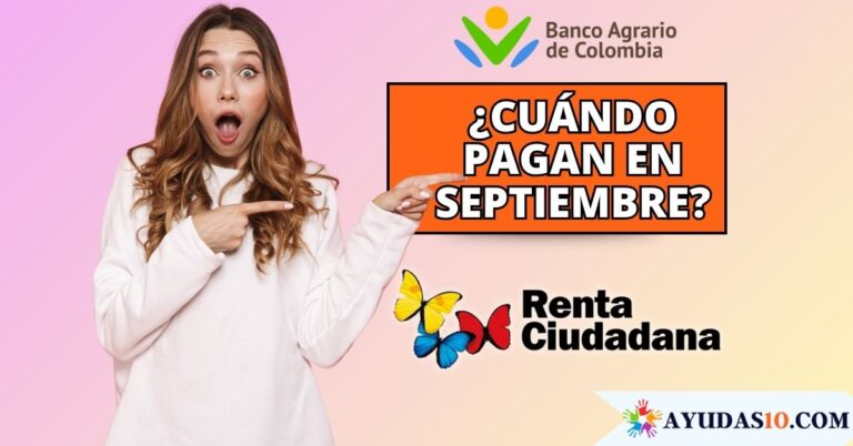 ¿Renta Ciudadana paga en septiembre? ojo beneficiarios